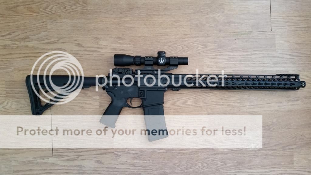 my new slr solo ultra lite 16.5in keymod rail. > Rifles, Uppers, Lowers ...